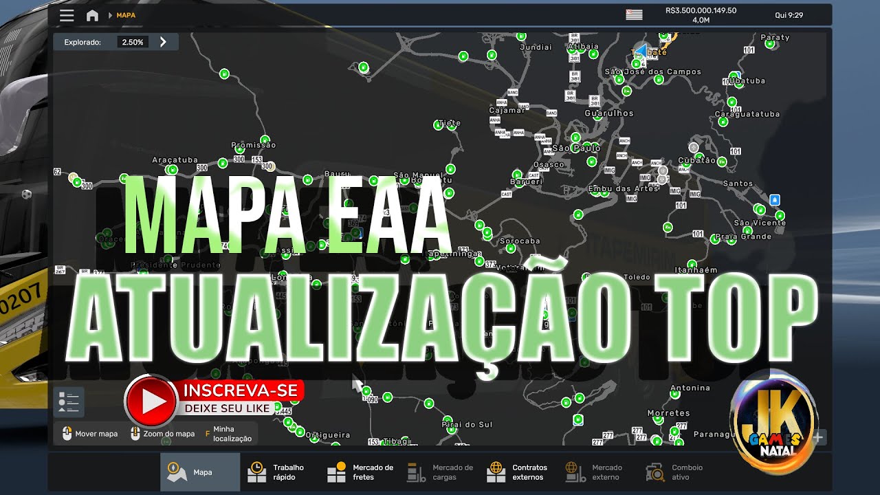 COMO ATULIZAR MAPA EAA - ETS 2 - YouTube