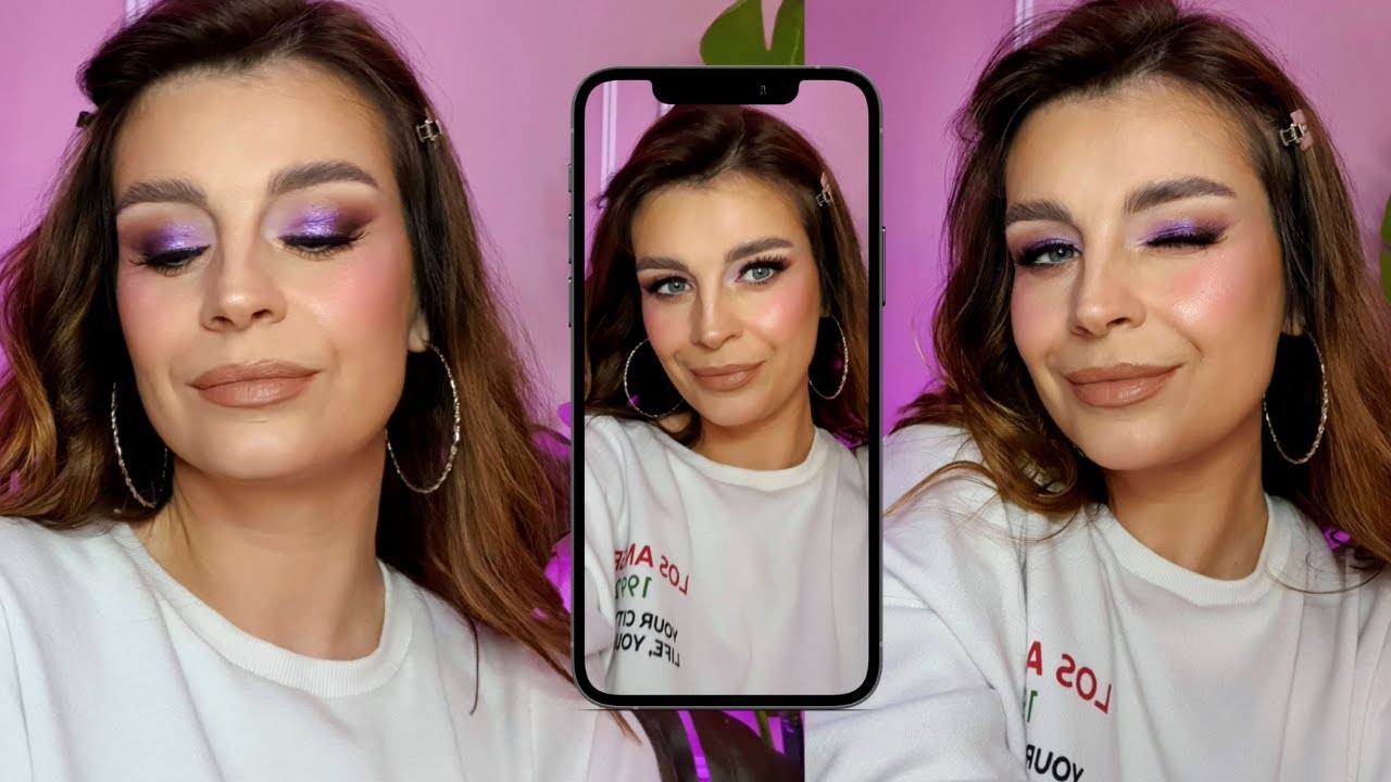 Glam makeup tutorial - YouTube