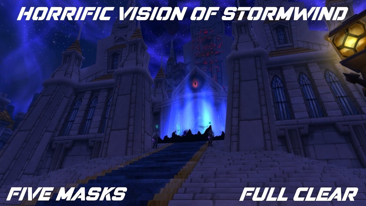WoW: Battle for Azeroth - Horrific Vision of Stormwind - Five Masks ...