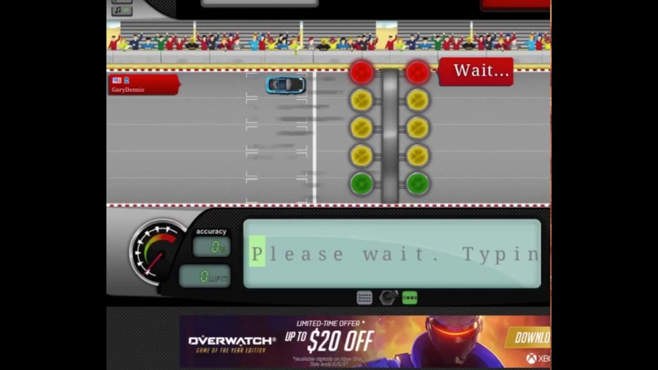 Nitro type racing - YouTube