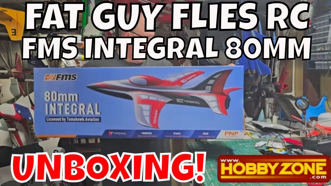 FMS INTEGRAL 80MM JET UNBOXING by Fat Guy Flies RC - YouTube
