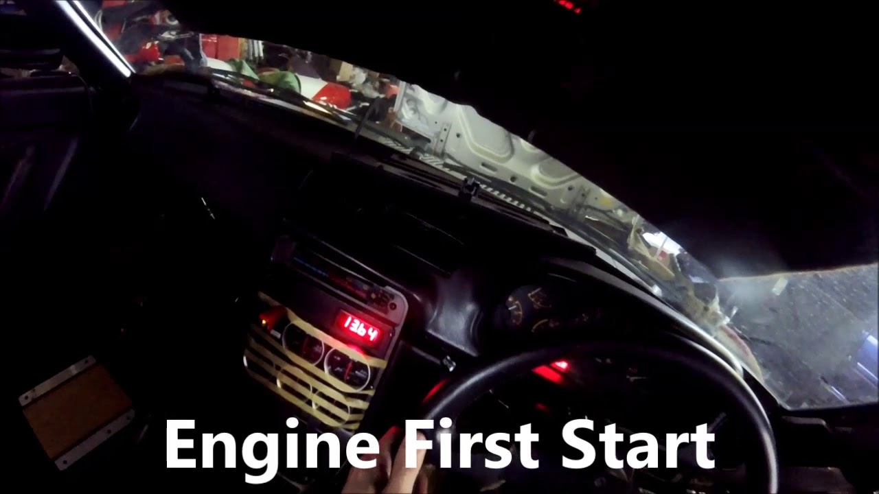 RX-7 SA22C TURBO 13BPP T51RSPLBB Engine First Start - YouTube