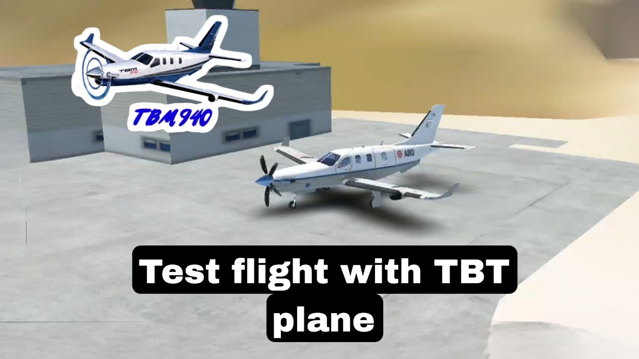 Test flight with TBT 940 aircraft (infinite flight) - YouTube