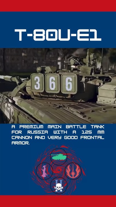 T-80U-E1 - War Thunder - YouTube