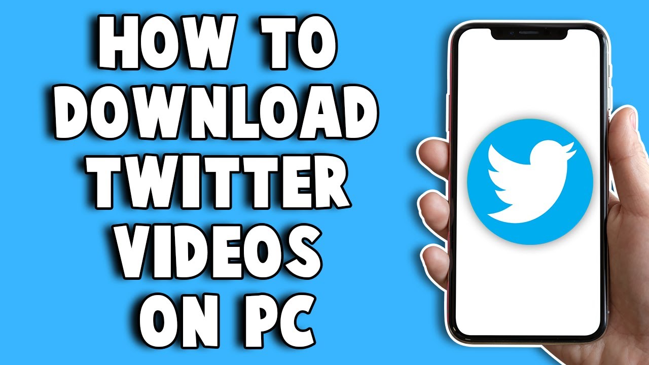 how to download twitter videos on pc - YouTube