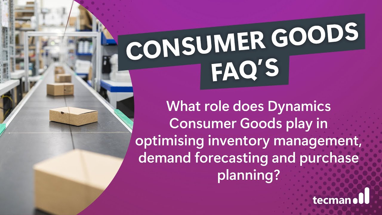 What role does Dynamics Consumer Goods play in optimising inventory ...