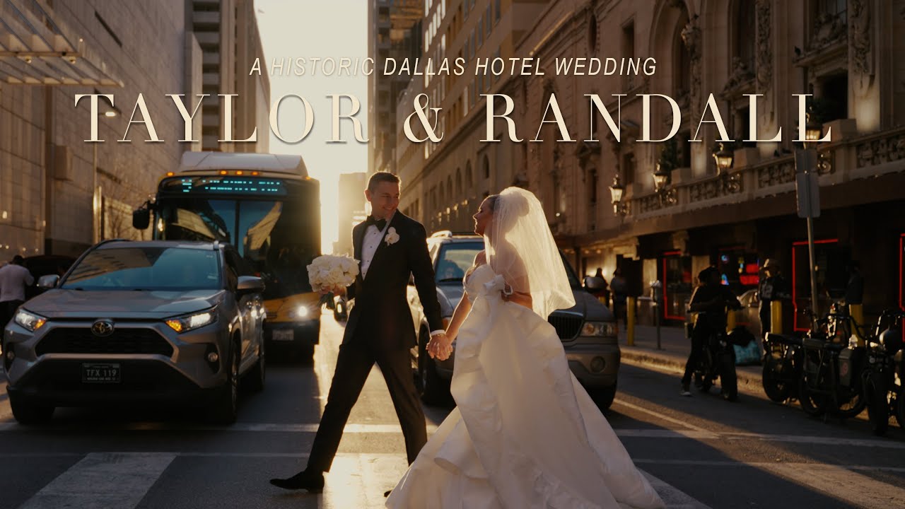 Taylor + Randall's Historic Downtown Dallas Hotel Wedding - YouTube