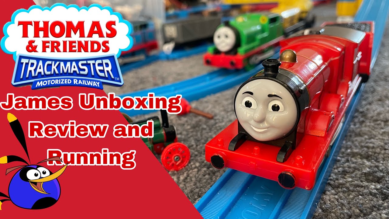 Thomas And Friends Trackmaster James Unboxing, Review and Running - YouTube