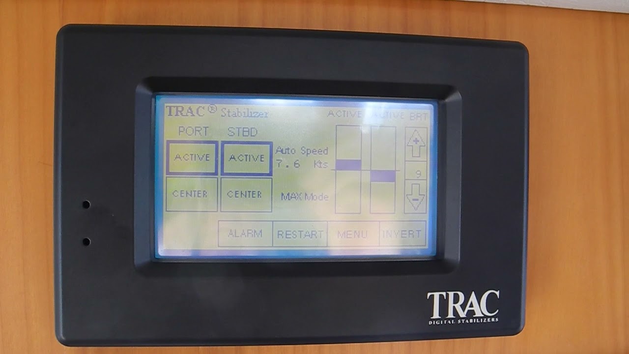 Manual operation active fin stabilizers - YouTube