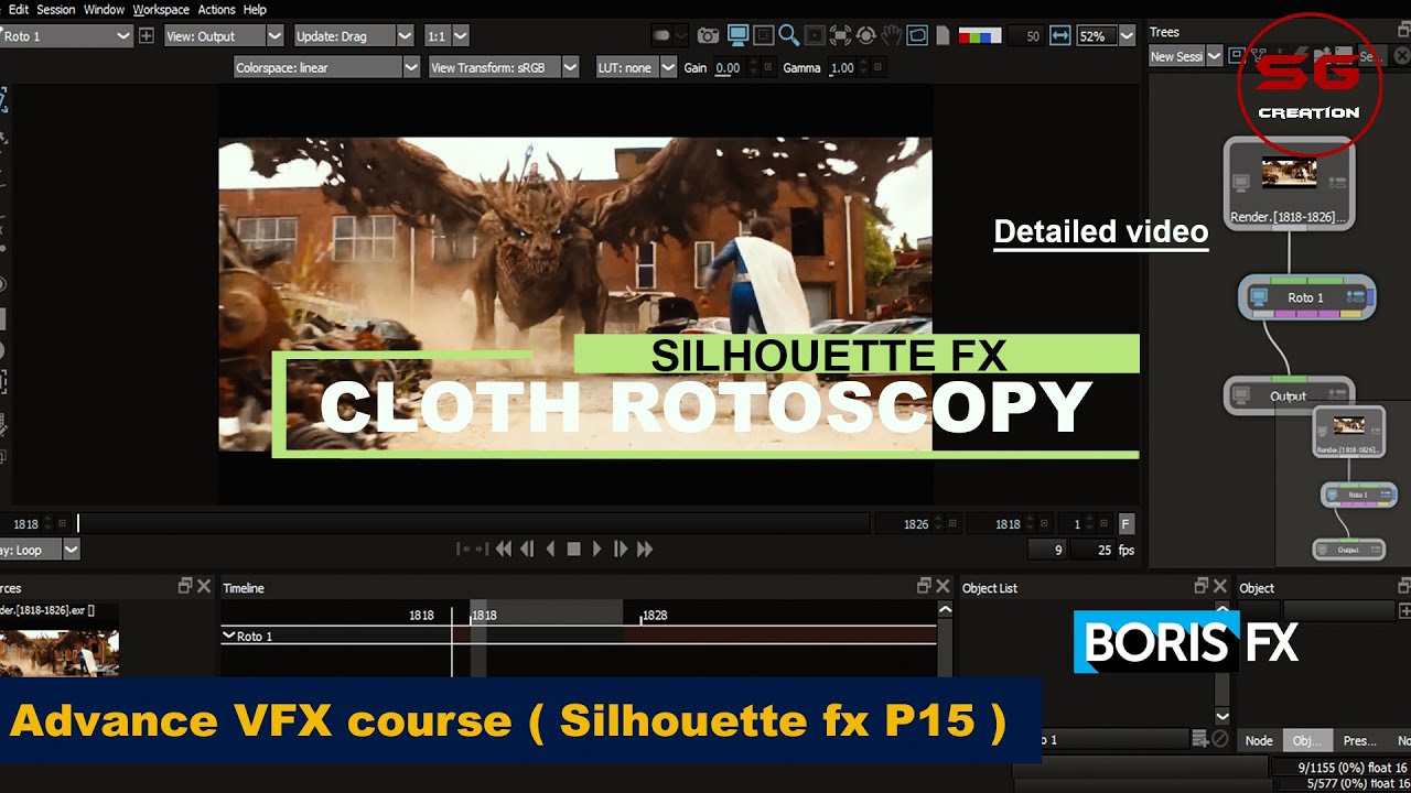 How to do cloth roto in silhouette fx in hindi || Silhouette fx 2021 || SG VFX - YouTube