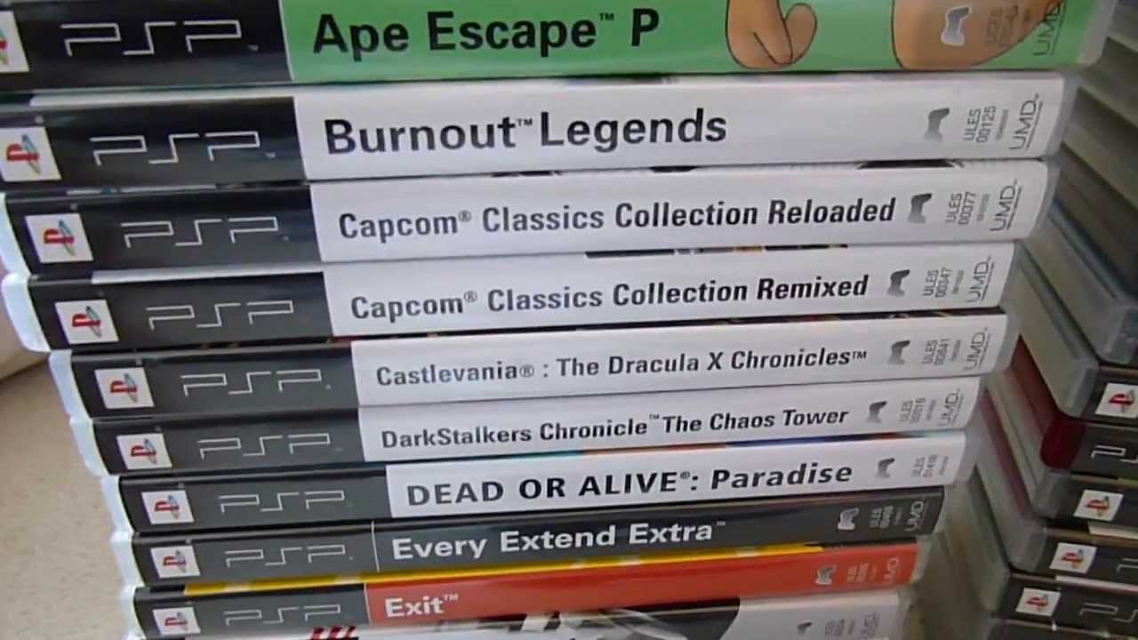 Sony PSP PlayStation Portable - Collection Sept 2013 - YouTube