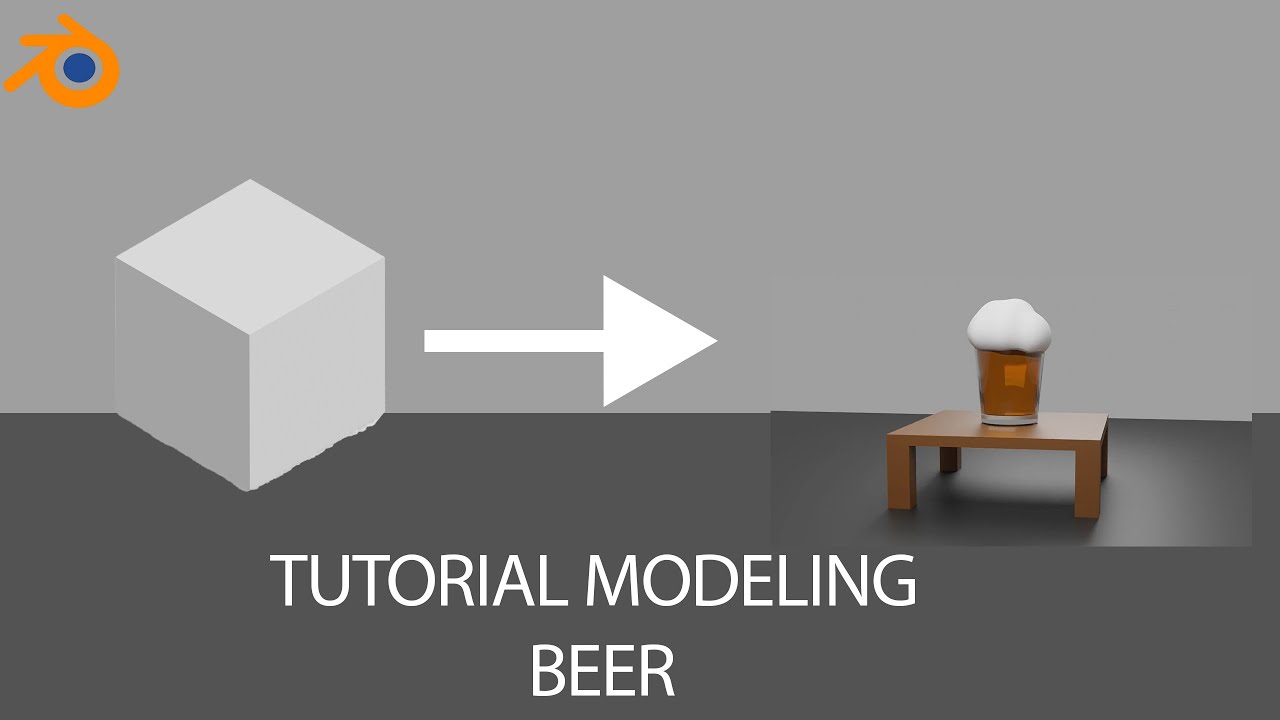 HOW TO MAKE MODELING BEER IN BLENDER? - YouTube