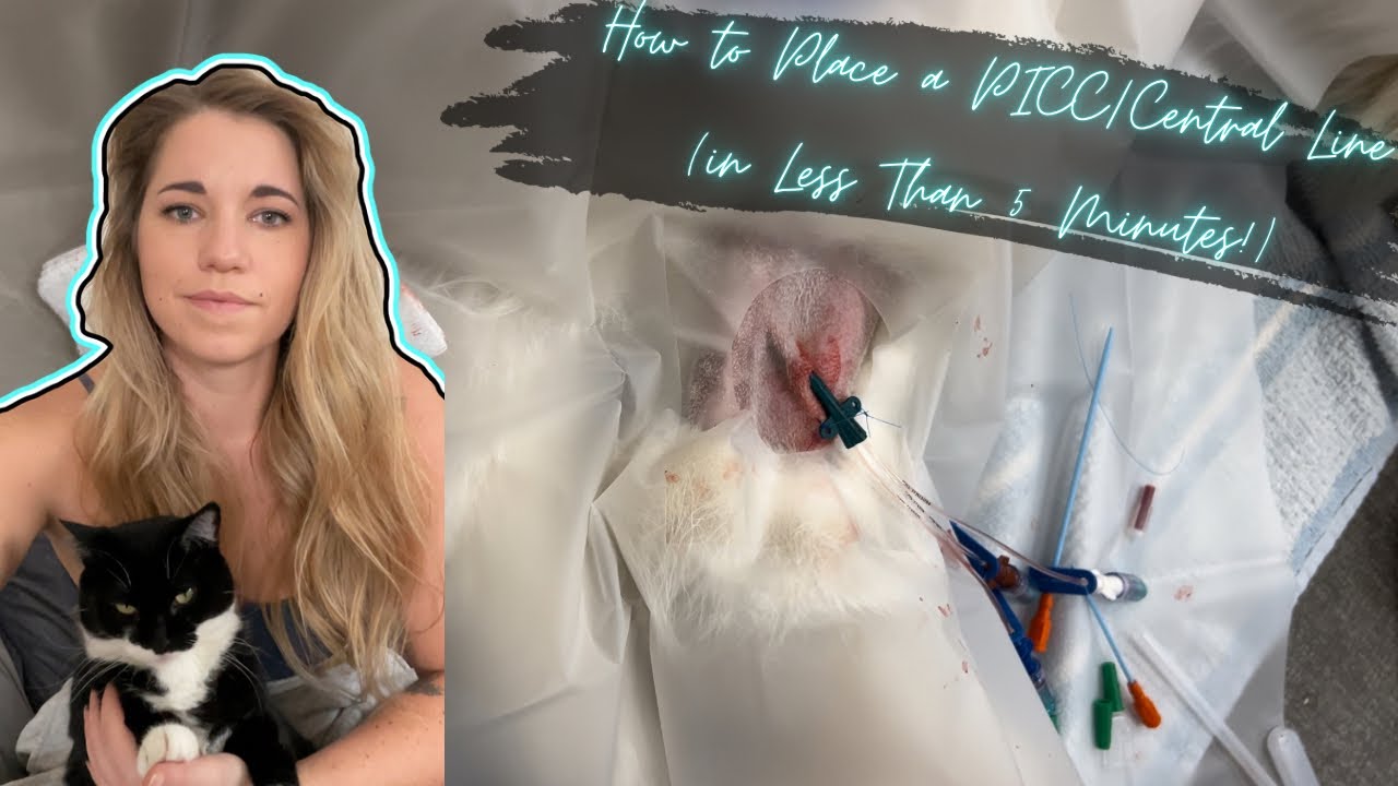 How to Place a PICC/Central Line (in Less than 5 Minutes)! - YouTube