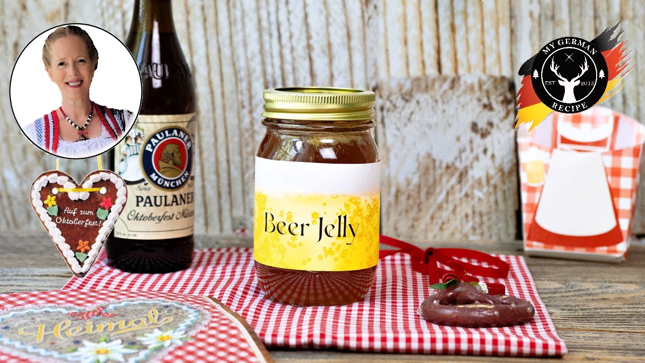How to Make Beer Jelly MyGerman.Recipes - YouTube