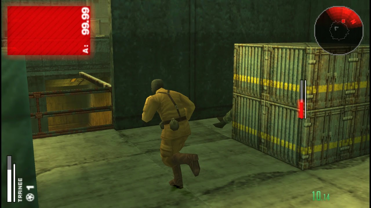 MGS: Portable Ops Plus - Training: SVD [Hard] in 0:16 (Silo Entrance ...