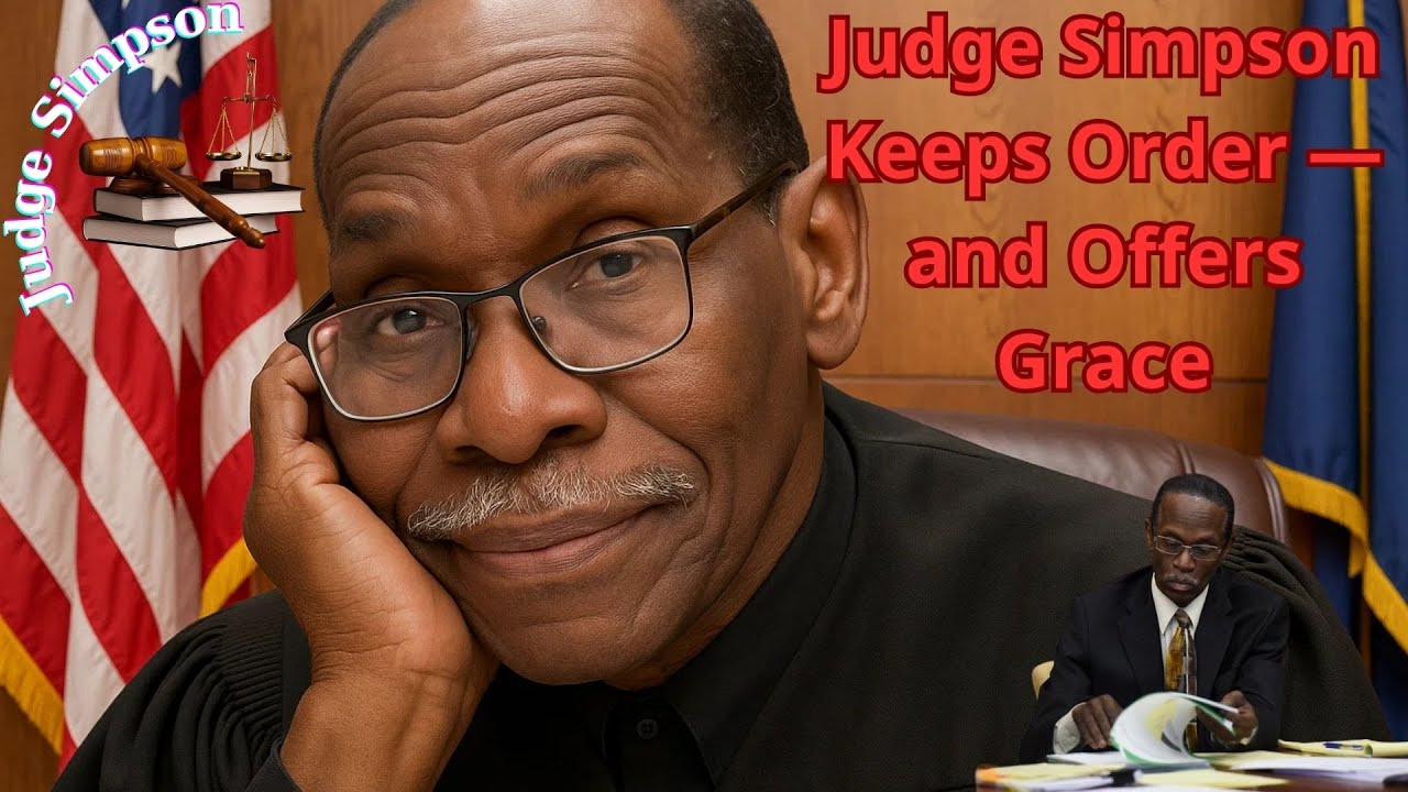 Judge Simpson Balances Justice and Redemption in Real Courtroom Moments ...