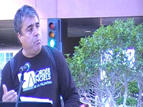 Pro-Immigration Reform Rally - Enrique Morones Border Angels president ...