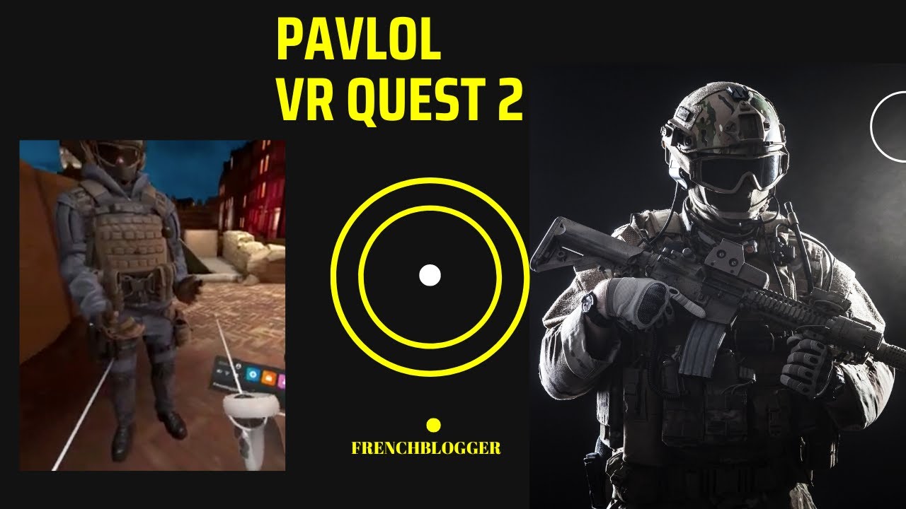 Oculus Quest 2 VR Game Pavlov Frenchblogger - YouTube
