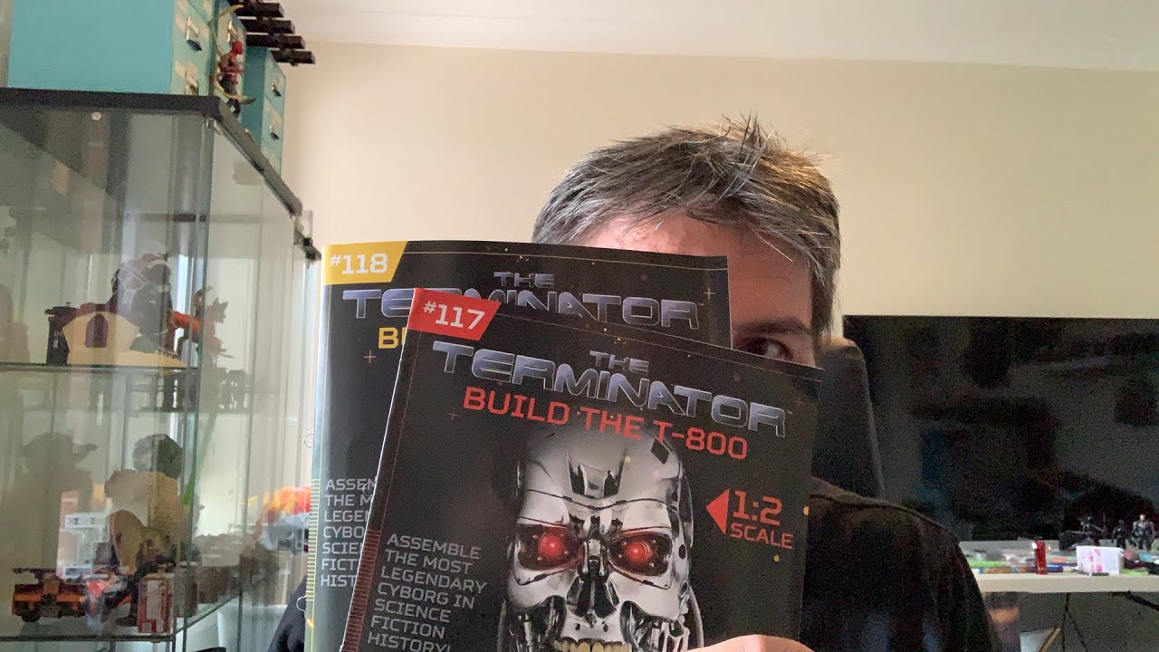 man cave toy figure reviews r2d2 builds terminator builds - YouTube