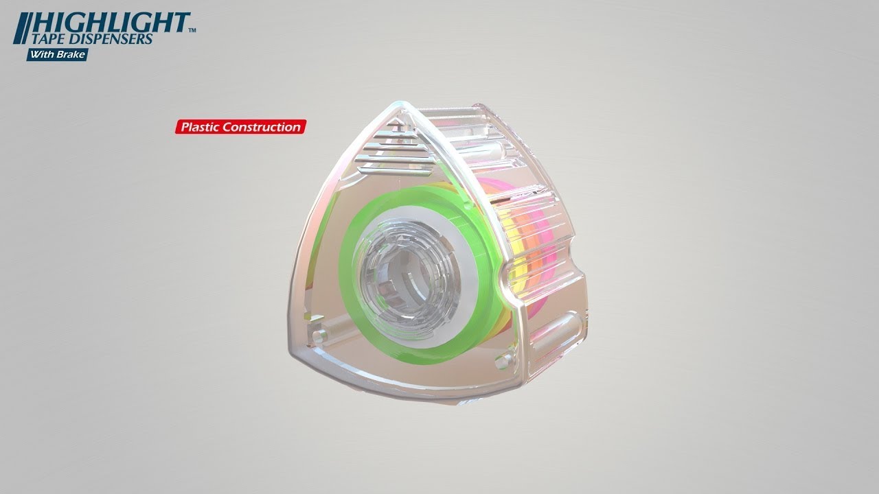 HL-40911TR - HIGHLIGHT - Tape Dispensers - YouTube