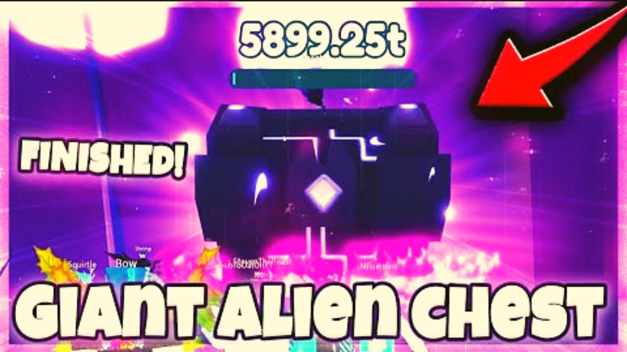 WE BROKE THE GIANT ALIEN CHEST IN PET SIMULATOR X!! - YouTube