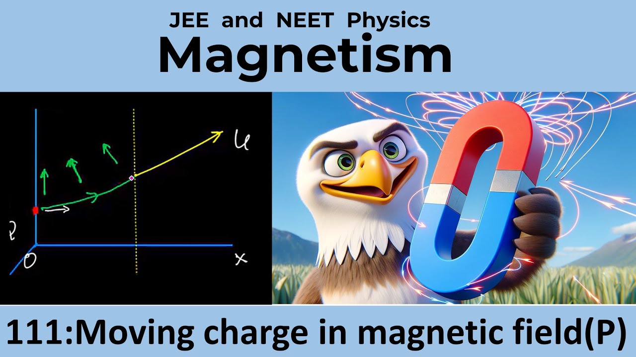 111. Magnetism | Charge moving in magnetic field - Problem | IIT JEE ...