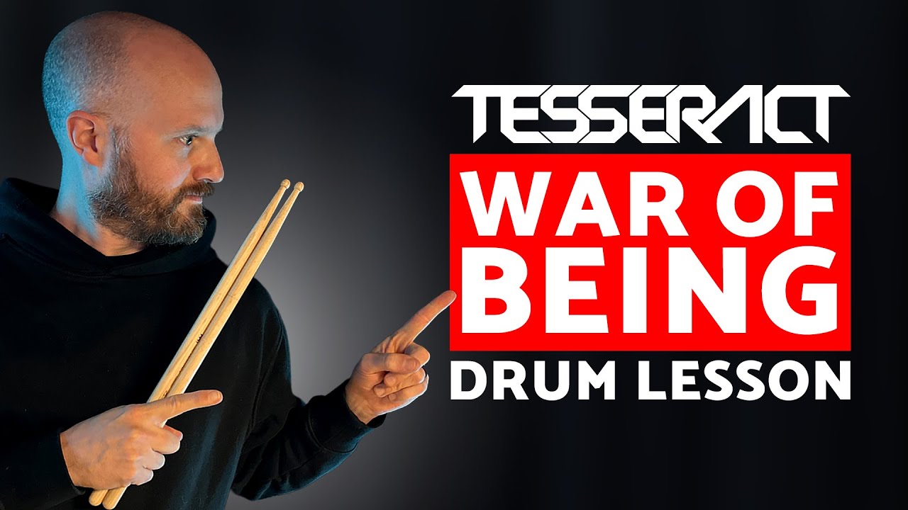 TesseracT - War Of Being | Drum lesson with Jay Postones - YouTube