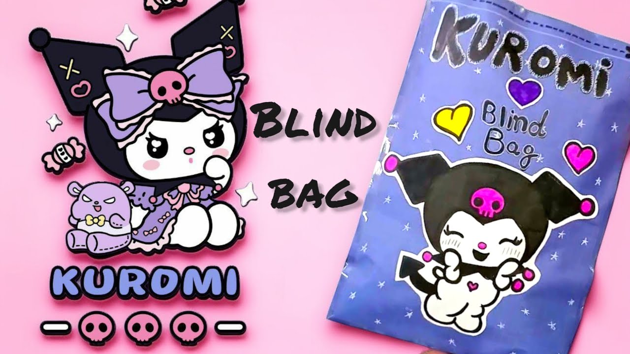 [Paper diy] How to make KUROMI BLIND BAG💕 KUROMI CRAFT 💕Blind Bag ...