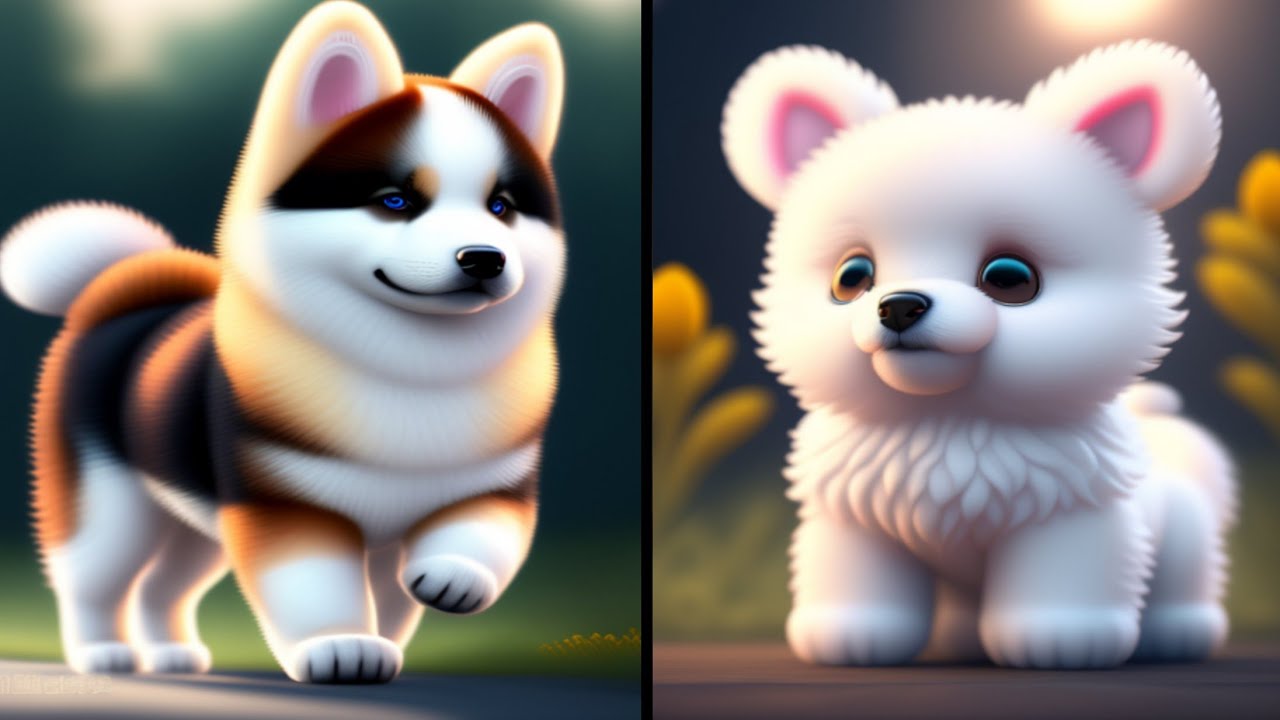 Cute Dogs In Ai World | Cute Dogs Ai Images | The Ai World | - YouTube