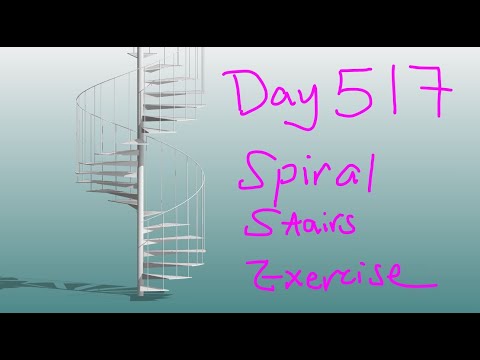 Everyday Revit (Day 517) - Spiral Stairs Exercise