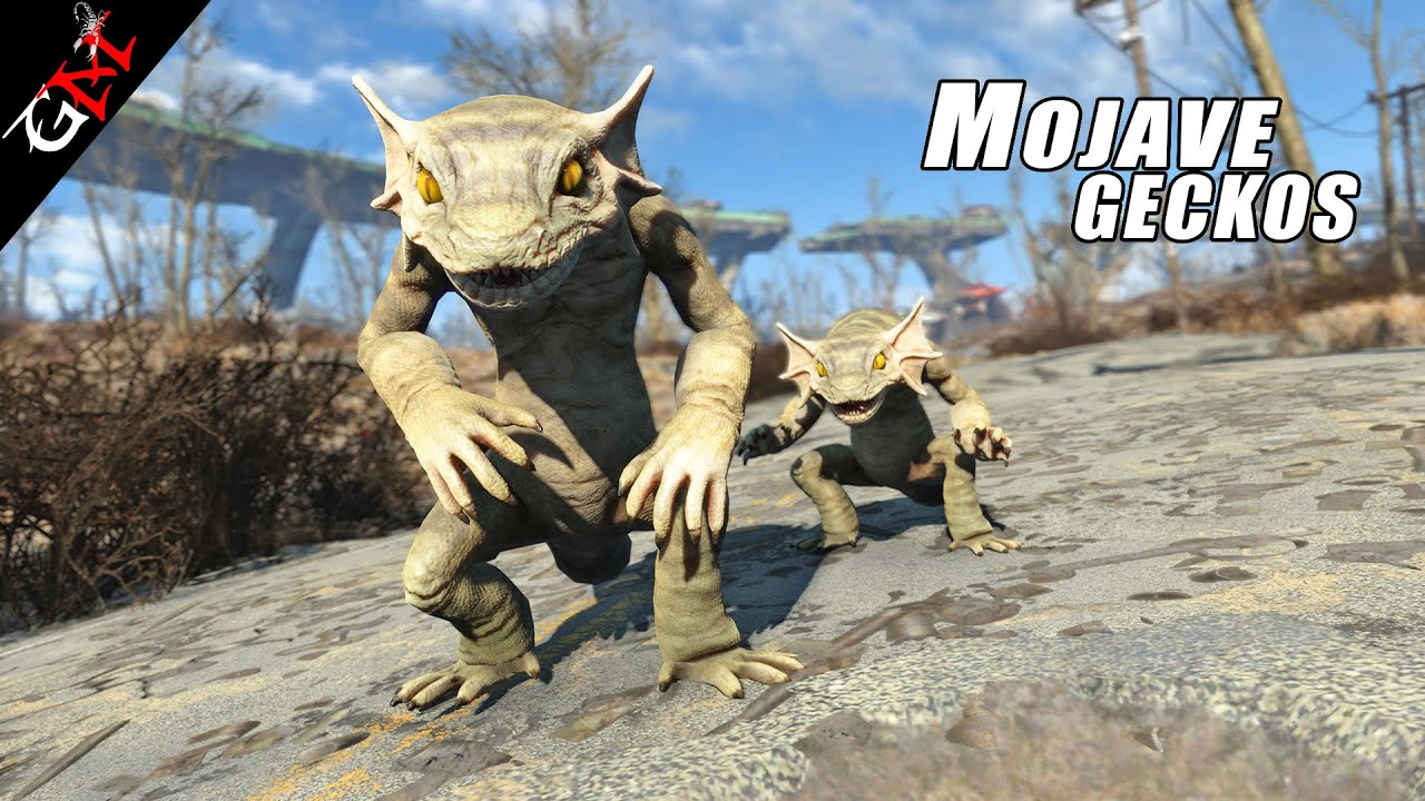 Mojave Geckos | FALLOUT 4 MODS - YouTube
