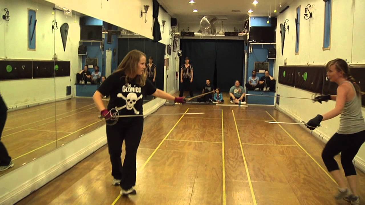 Anne Westcott & Olivia Schleuter-Corey Rapier/Dagger Fight - YouTube