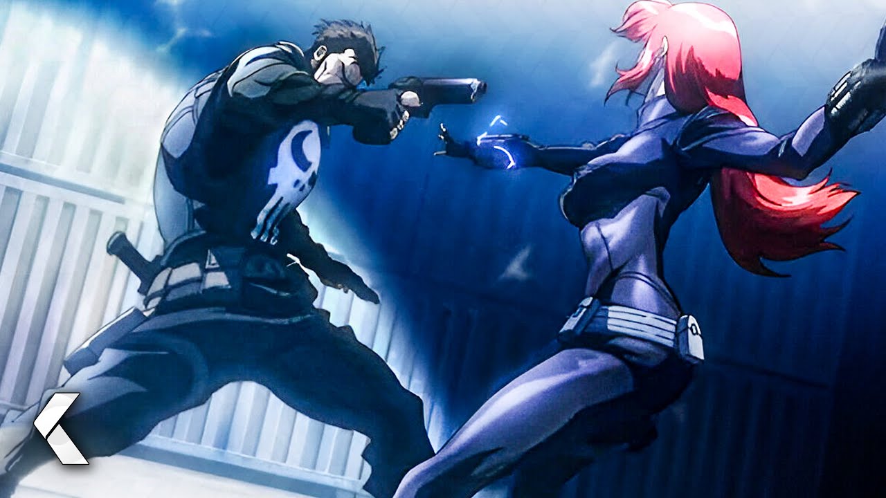 Avengers Confidential: Black Widow & Punisher - Best Action Scenes ...