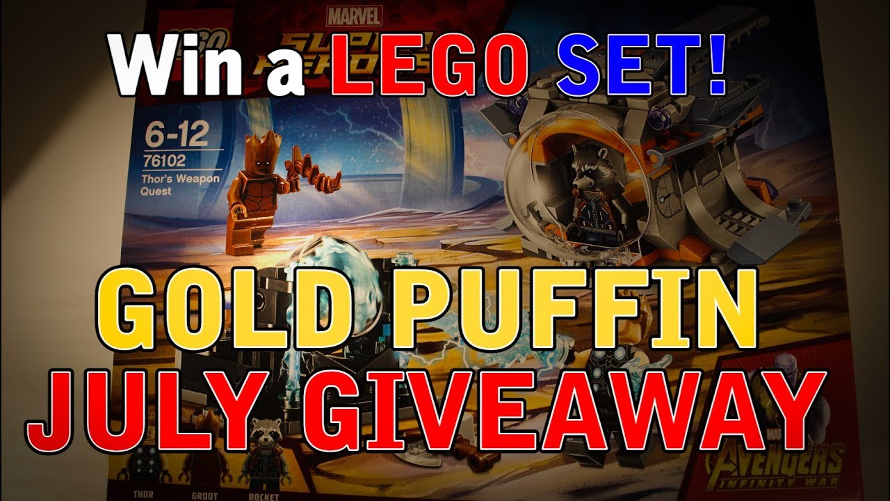 LEGO giveaway on Gold Puffin - WIN a FREE Lego set! (NOW CLOSED) - YouTube