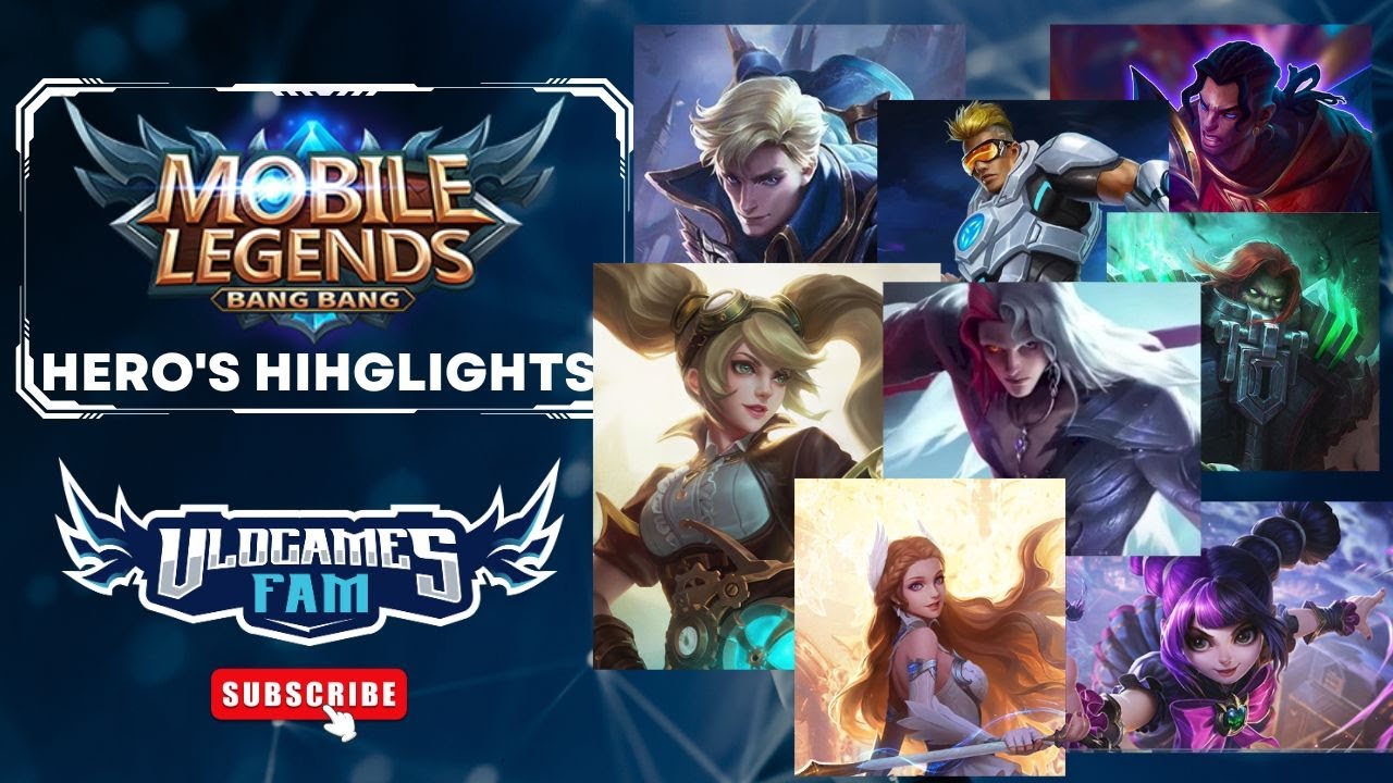 MOBILE LEGENDS HERO'S HIGHLIGHTS - YouTube