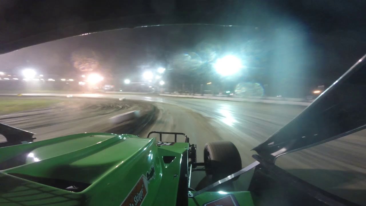 August 25, 2018 Bear Ridge Speedway Coupe Feature from the seat of the ...