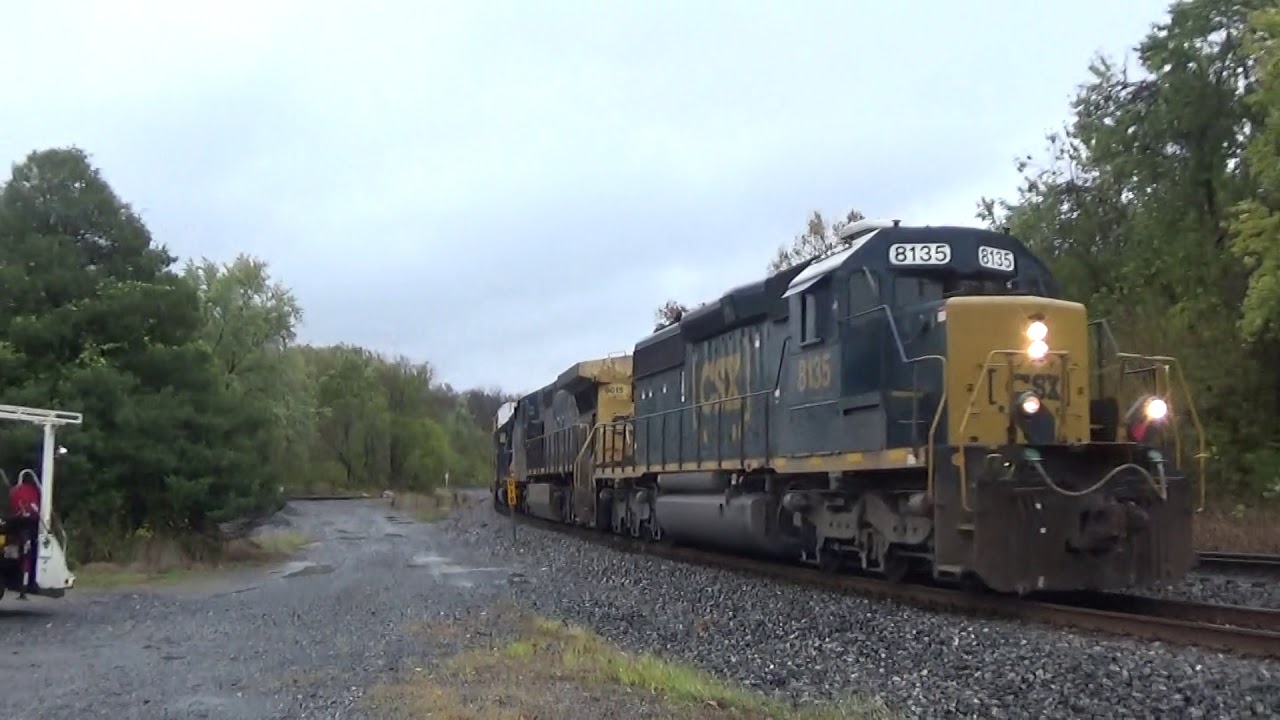 Csx Q277-29 with Good Lashup In Point of Rocks - YouTube