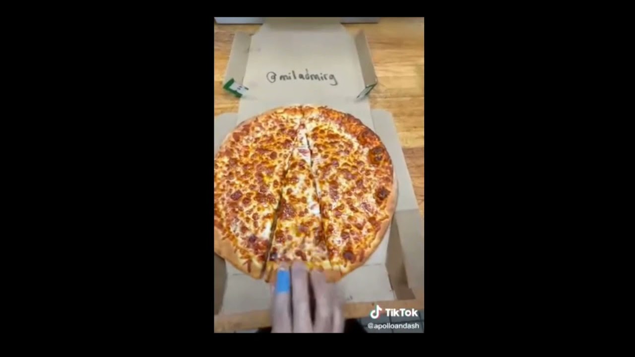 WATCH: Pizza worker's viral slice - stealing hack has customers worried ...