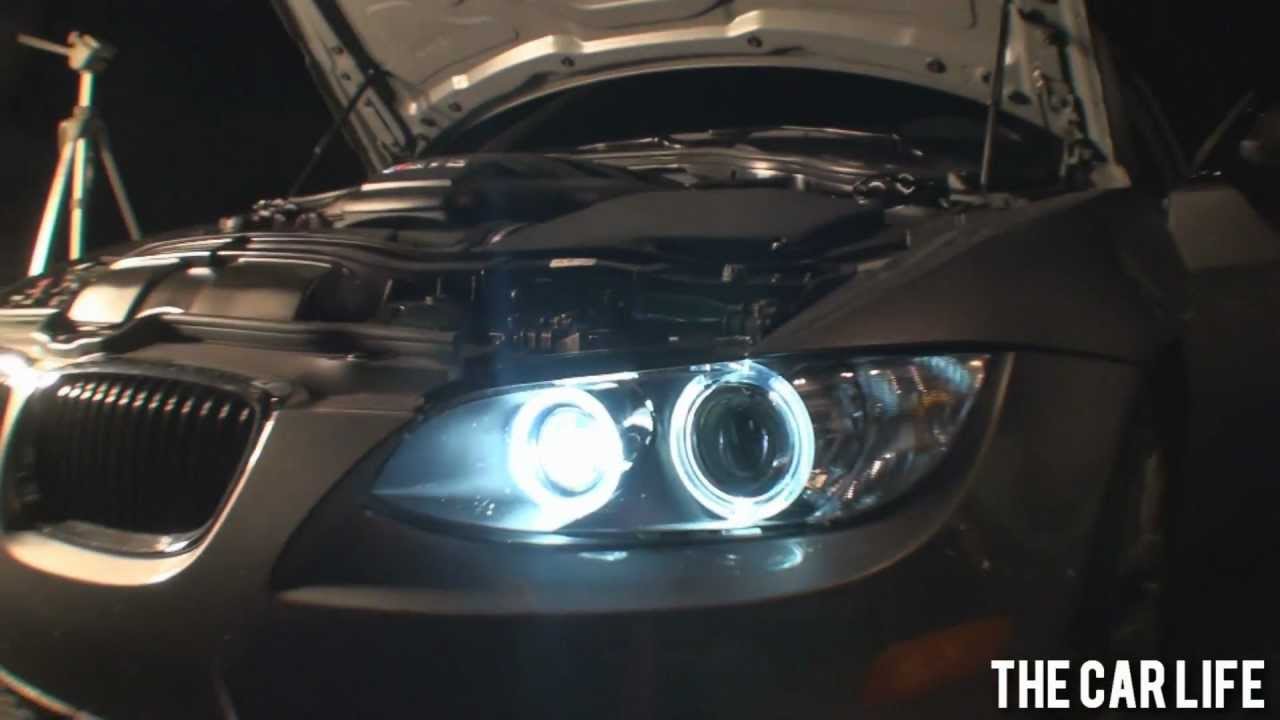 FROZEN GRAY M3 LUX Angel Eye Install - YouTube