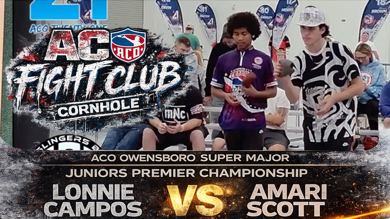 ACO Fight Club Cornhole 🥊 | Juniors Premier Championship — Lonnie ...