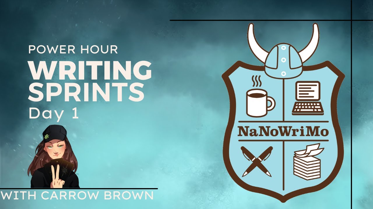 NANOWRIMO Power Hour Sprint - YouTube