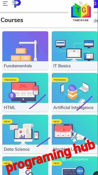 how to learn coding on Programming hub | coding for beginners | programming hub app review - YouTube