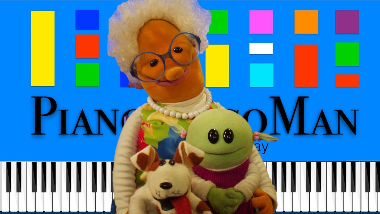 Nanalan' Theme Song Slow Easy Medium 4K Piano Tutorial - YouTube