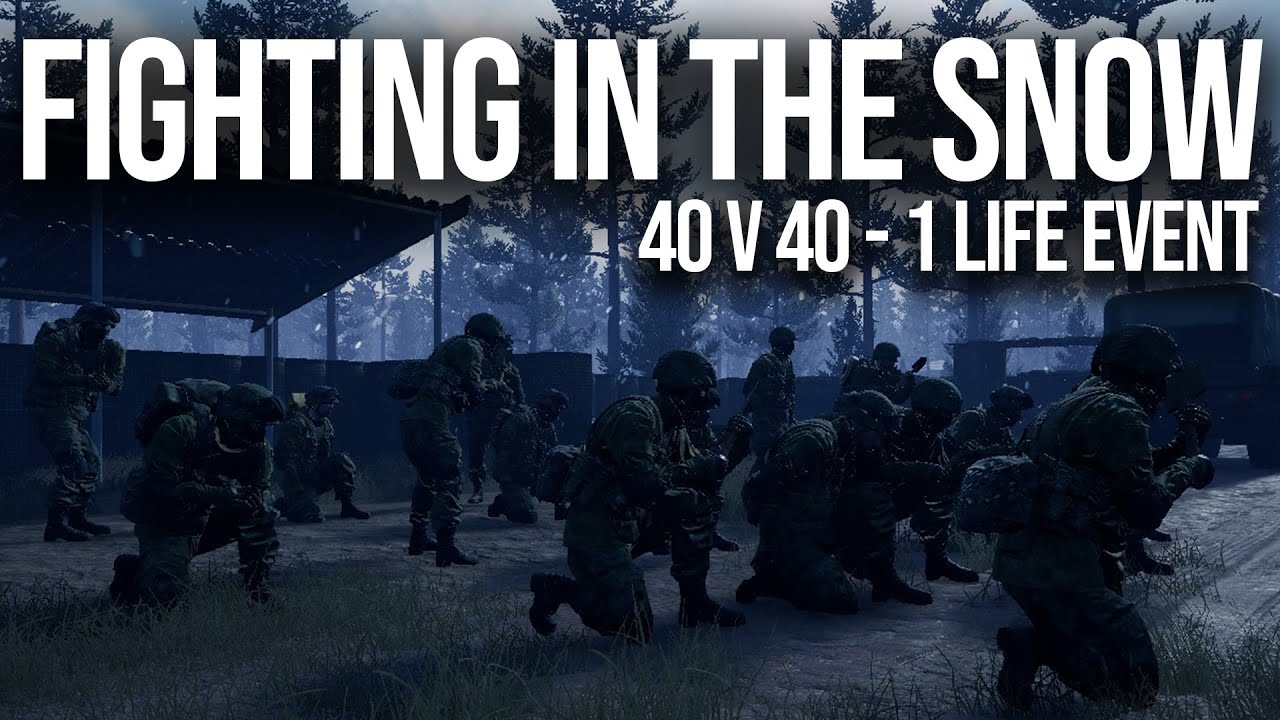 Fighting in The Snow! | Squad 1 Life Event (40v40 Squad v18) - YouTube