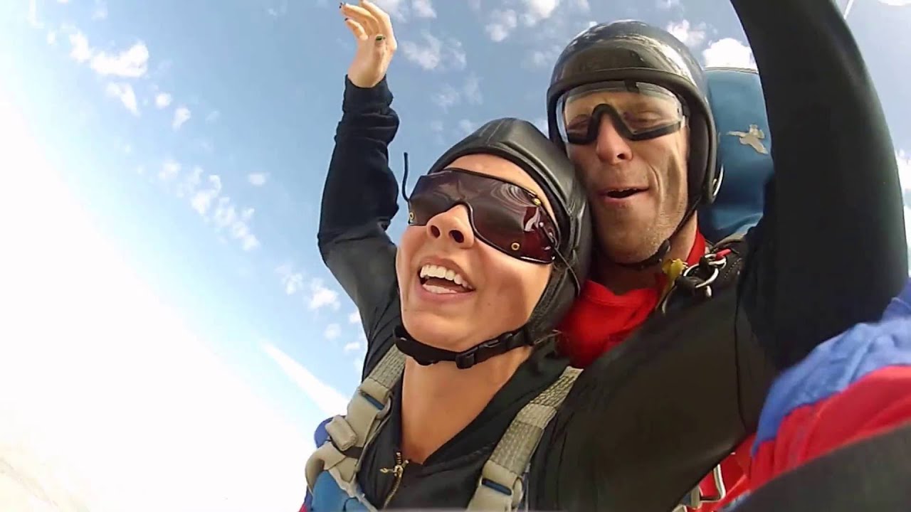 Our Skydive Wedding - YouTube
