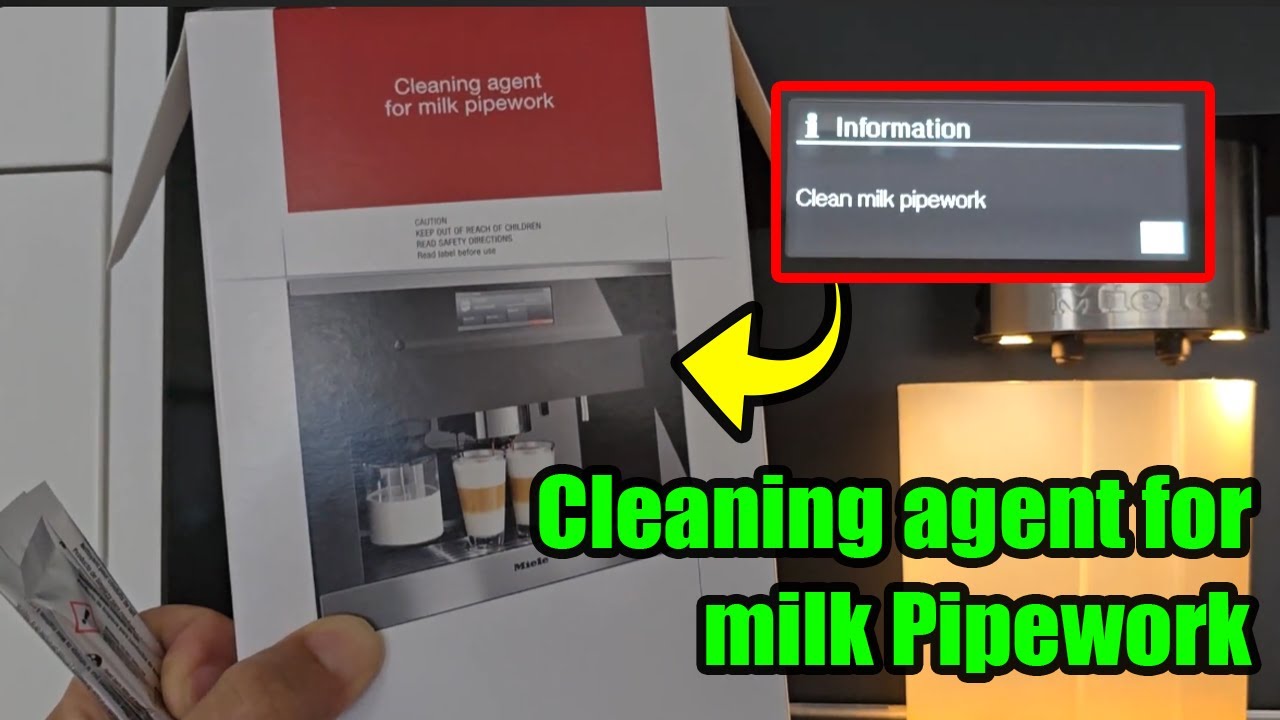 What Is the Cleaning Milk Agent For Milk Pipe Work on Miele Coffee ...