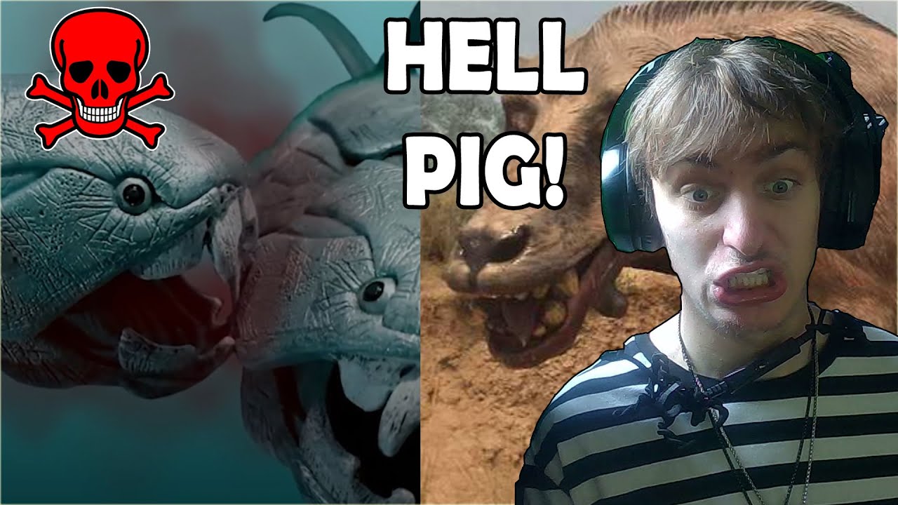 GOOFY AH TEETH! Top 5 Scary Ancient Creatures We're Glad Are Extinct # ...