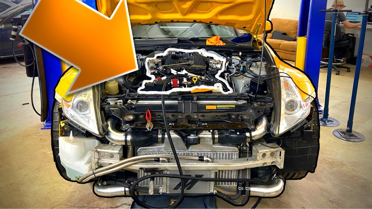 Twin Turbo 370z NISMO build almost COMPLETE! - YouTube