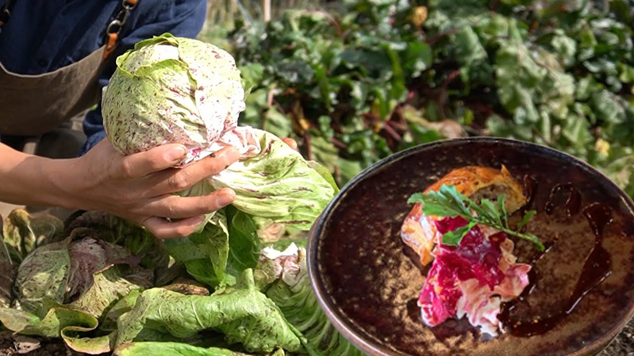【Lunch Routine】Japanese farm restaurant cooking｜田舎の農園レストランのランチライブ ...