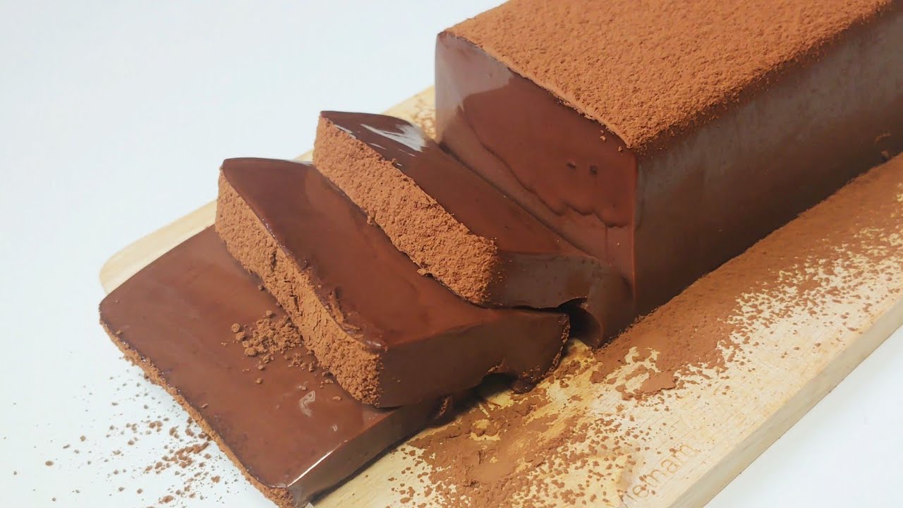 노오븐! 초콜릿 푸딩 케이크 만들기 chocolate pudding cake ASMR - YouTube